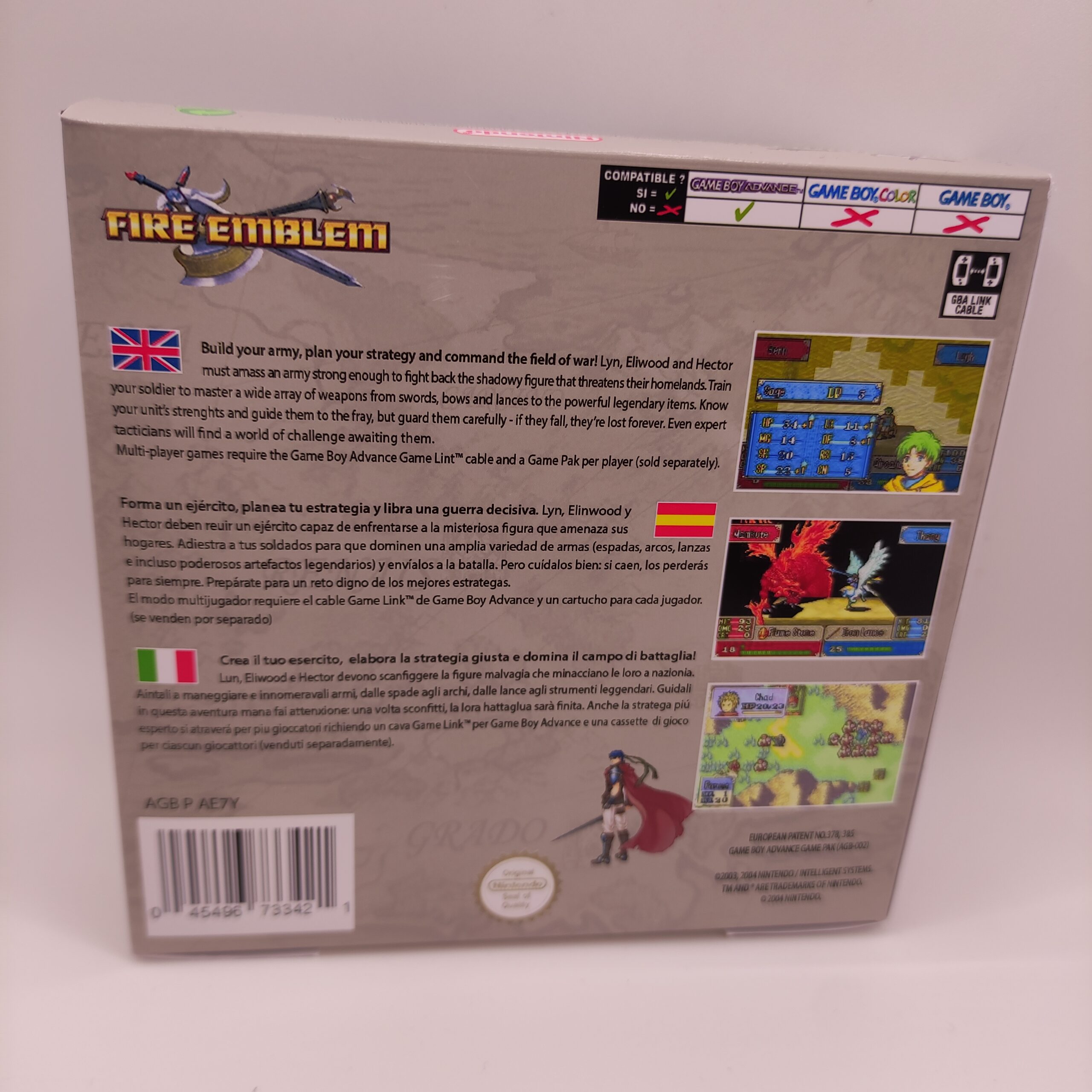 Caja Fire emblem Gameboy Advance – cajasdejuegos.com